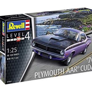 Revell 07664 :25 1970 AAR 'Cuda' Plastic Model Kit 1/25