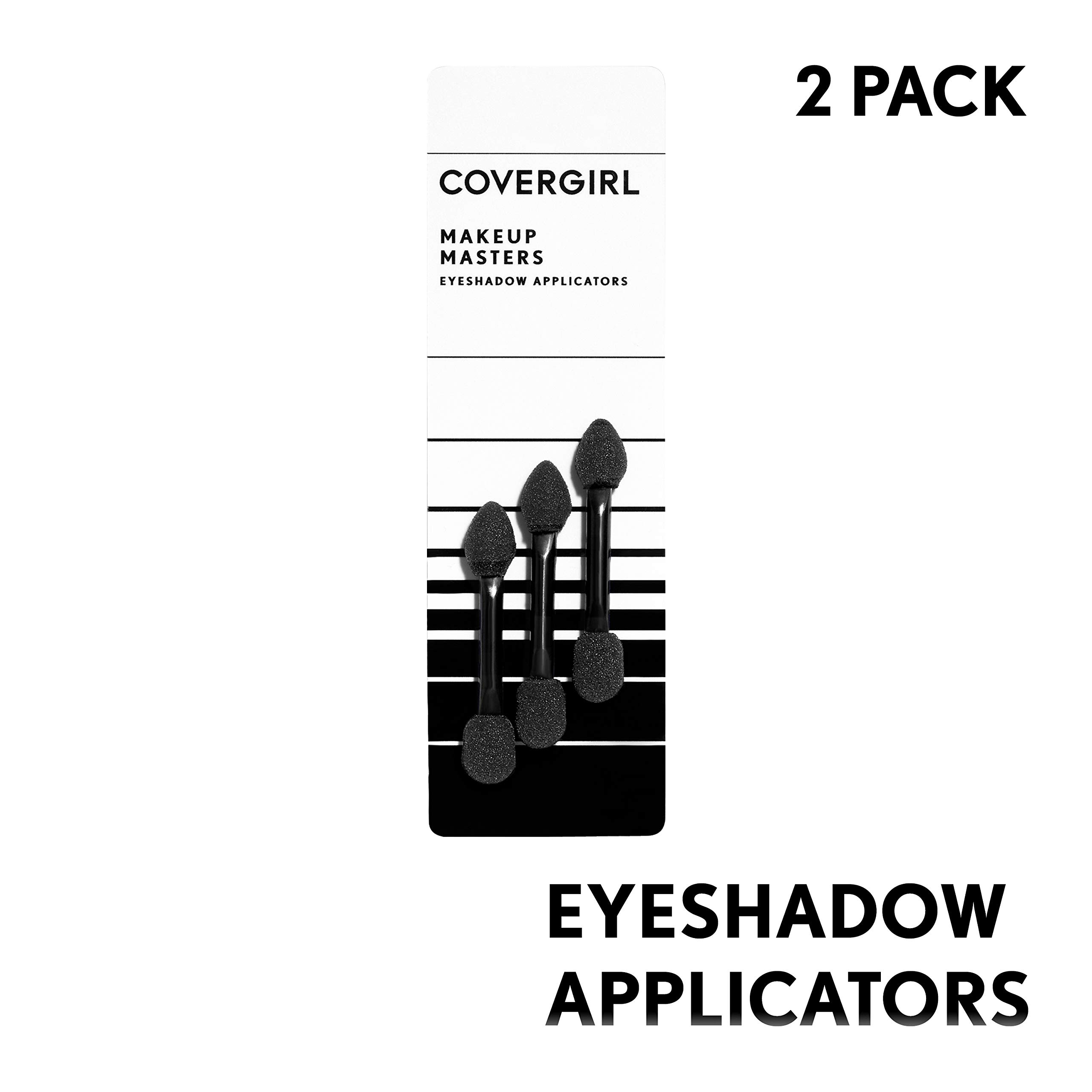 COVERGIRL Makeup Masters Eyeshadow Applicators, 3 Count (Pack of 2)