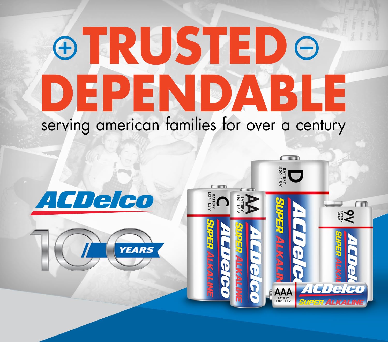 ACDelco 48-Count AA Batteries, Maximum Power Super Alkaline Battery, 10-Year Shelf Life, Recloseable Packaging