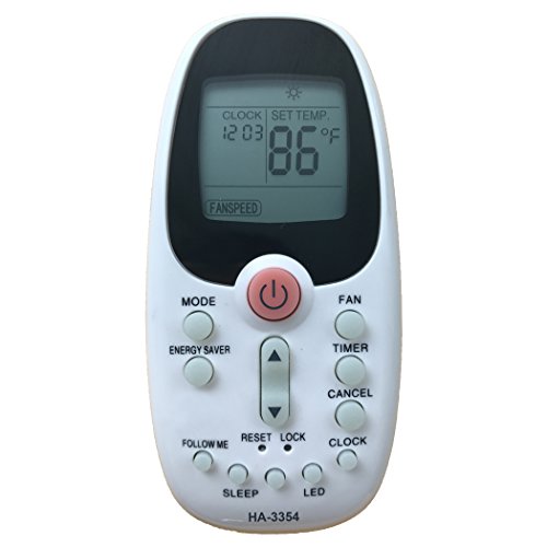 YING RAY Replacement for Air Conditioner Remote Control for Model RG09I1/BGCEFU-US RG09I1/BGCEFU RG09I1 BGCEFU