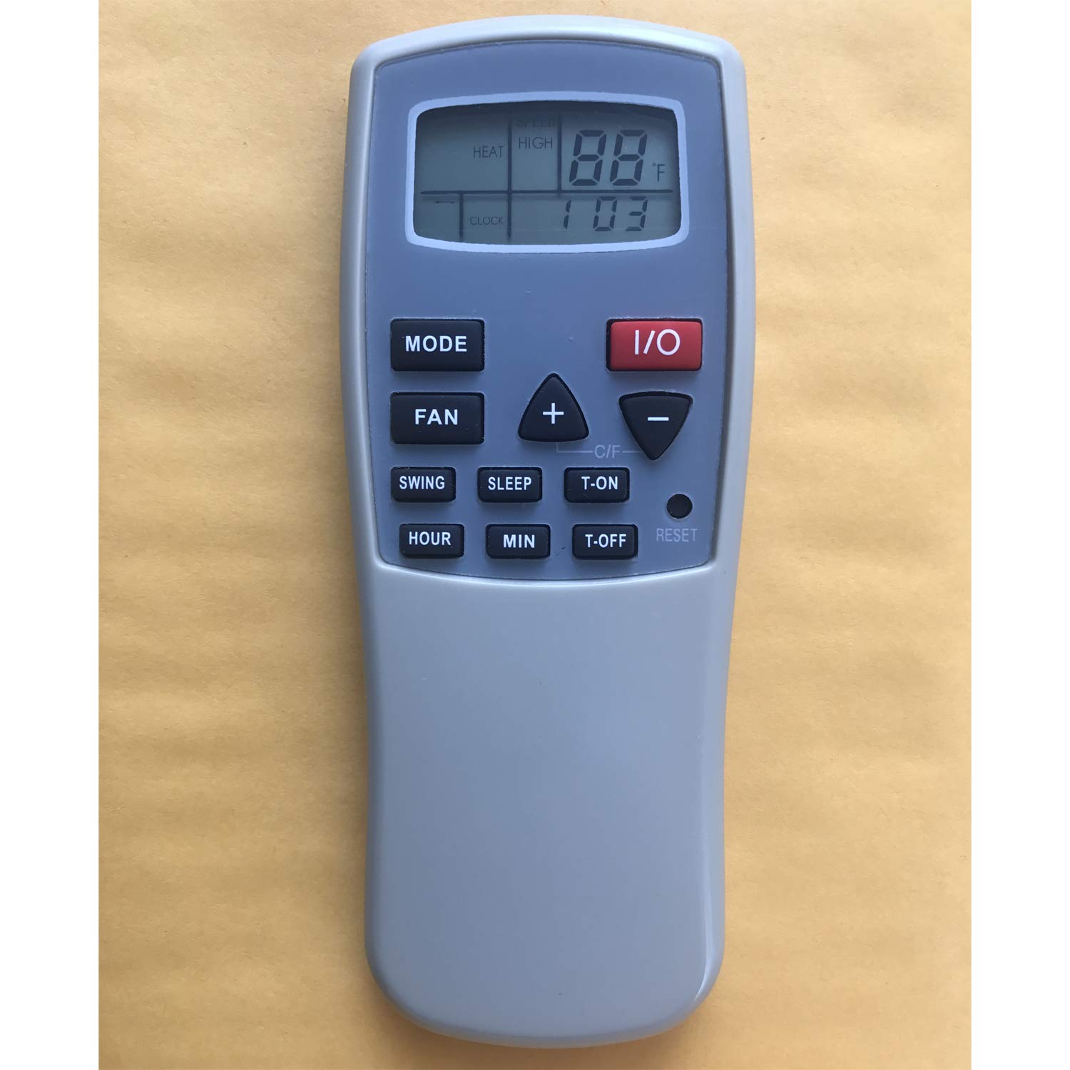 YING RAY Replacement for Soleus Air Air Conditioner Remote Control HCB-P13HP-D HCB-R135-A-ID HCB-R135-A-OD FE-08BA EL-PAC-08E9 SE-PAC-08E9 KY-80E9