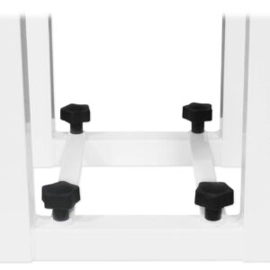 (2) Totem Stands+Black+White Scrims For (2) Chauvet Maverick Mk 2 Profile Lights