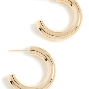 Jennifer Zeuner Jewelry Women's Lou Small Hoops, Gold, One Size