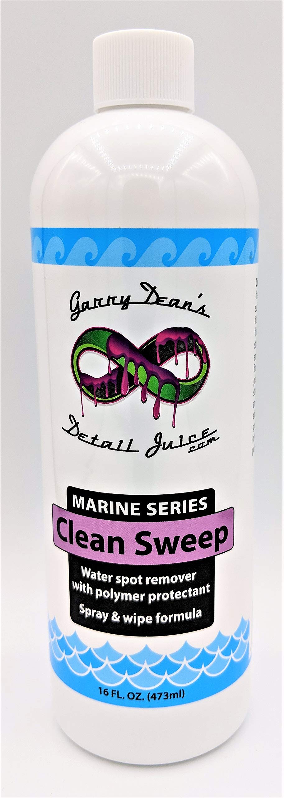 Detail Juice Garry Dean's Marine Series Clean Sweep Boats Detailing Supplies Remove Water and Mineral Deposits (128 oz)