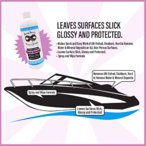 Detail Juice Garry Dean's Marine Series Clean Sweep Boats Detailing Supplies Remove Water and Mineral Deposits (128 oz)