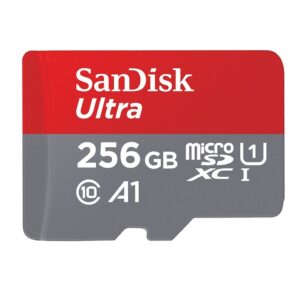 SanDisk 256GB Ultra Micro SDXC Memory Card Bundle Works with Samsung Galaxy Note 8, Note 9, Note Fan Edition Phone UHS-I Class 10 (SDSQUAR-256G-GN6MA) Plus Everything But Stromboli (TM) Card Reader