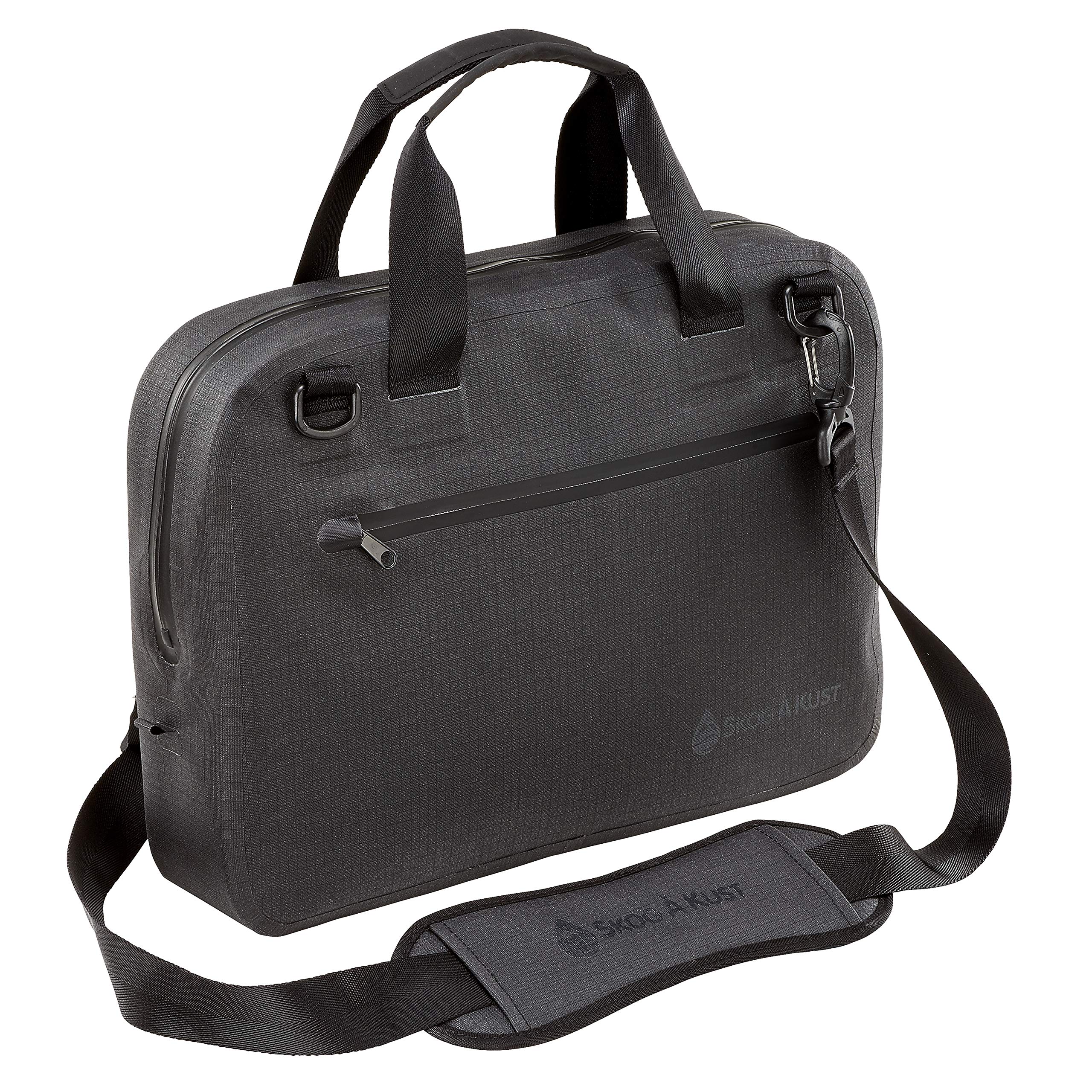 Skog Å Kust BriefSåk Pro 100% Waterproof & Airtight Messenger Bag | Black, 13"