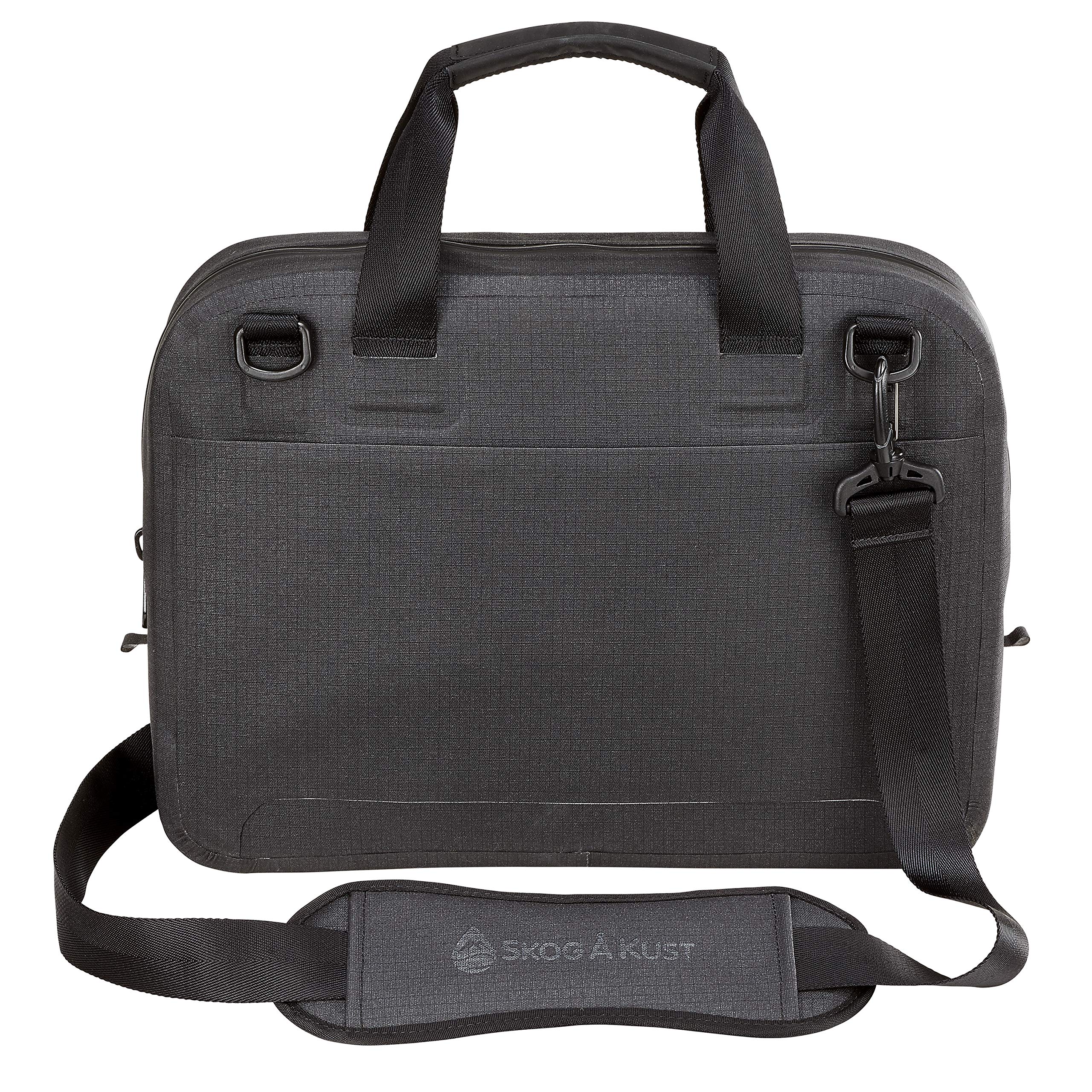 Skog Å Kust BriefSåk Pro 100% Waterproof & Airtight Messenger Bag | Black, 13"