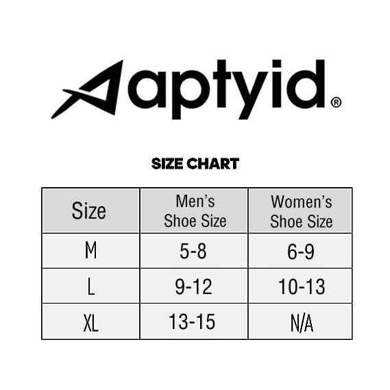 APTYID Men's Performance Cushion Ankle Athletic Running Socks, Dark Gray, Size 9-12, 6 Pairs