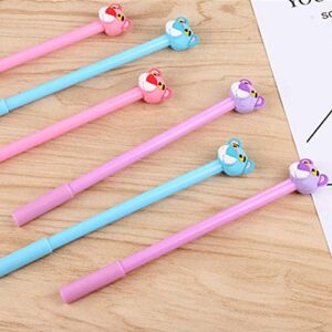 WIN-MARKET Fashion Cute Colorful Kawaii Lovely Colorful Animal Tiger Gel Ball Pens Office School Supply Stationery Pen(6PCS)