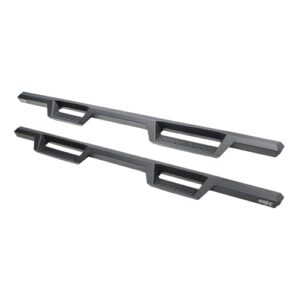 westin 56-14135 hdx drop nerf step bars fits 2019-2023 silverado sierra 1500 crew cab 2020-2023 silverado sierra 2500 3500 crew cab textured black 1 pair