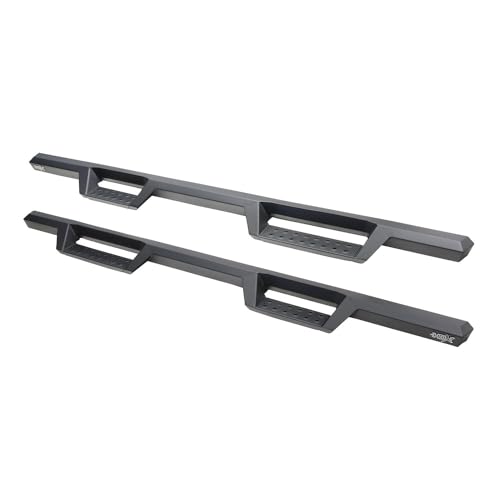 Westin 56-14135 HDX Drop Nerf Step Bars fits 2019-2023 Silverado Sierra 1500 Crew Cab 2020-2023 Silverado Sierra 2500 3500 Crew Cab Textured Black 1 Pair