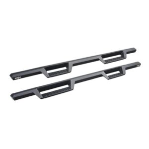 Westin 56-14135 HDX Drop Nerf Step Bars fits 2019-2023 Silverado Sierra 1500 Crew Cab 2020-2023 Silverado Sierra 2500 3500 Crew Cab Textured Black 1 Pair