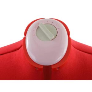 SINGER | Adjustable Red Dress Form, Fits Sizes 4-10, Foam Backing for Pinning, 360 Degree Hem Guide - Sewing Made Easy