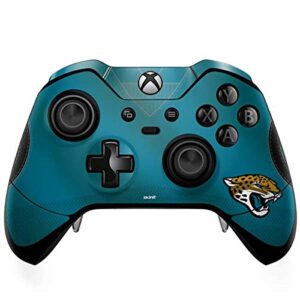 skinit decal gaming skin compatible with xbox one elite controller - officially licensed nfl jacksonville jaguars team jersey design