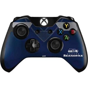 skinit decal gaming skin compatible with xbox one controller - officially licensed nfl seattle seahawks team jersey design