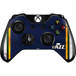 skinit decal gaming skin compatible with xbox one controller - officially licensed nba utah jazz team jersey design