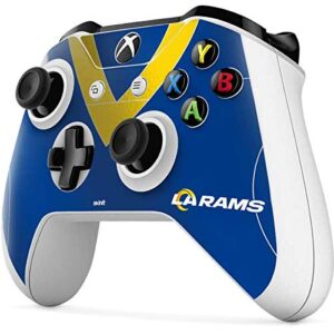 Skinit Decal Gaming Skin Compatible with Xbox One S Controller - Officially Licensed NFL Los Angeles Rams Team Jersey Design