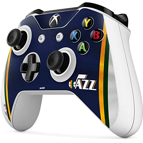 Skinit Decal Gaming Skin Compatible with Xbox One S Controller - Officially Licensed NBA Utah Jazz Team Jersey Design