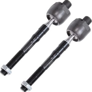 Detroit Axle - Front 6pc Tie Rods Kit for 06-12 Ford Fusion Lincoln MKZ Zephyr 06-09 Mercury Milan, 4 Suspension Outer & Inner Tie Rod Ends 2 Boots Replacement 2006 2007 2008 2009 2010 2011 2012