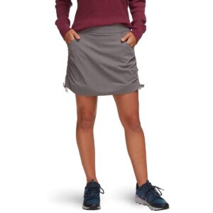 columbia women's anytime casual skort, city grey, large