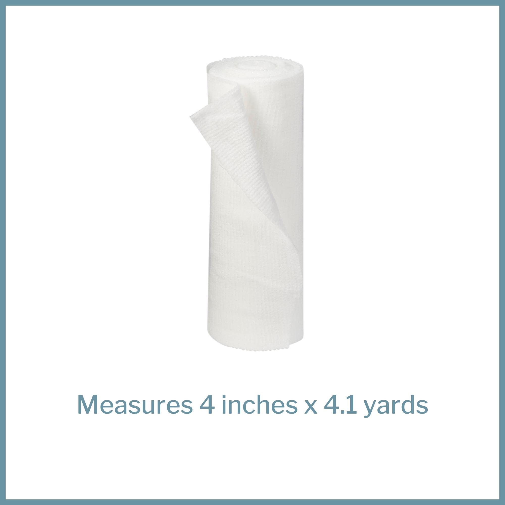 McKesson Conforming Stretch Gauze Bandages, Sterile, 4 in x 4 1/10 yd, 12 Count