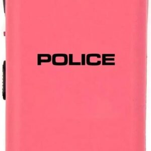 POLICE Stun Gun 801 - Mini Rechargeable with LED Flashlight, Pink