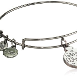 Alex and Ani Hello Winter Ornament EWB Bangle Bracelet, Metallic Hazel