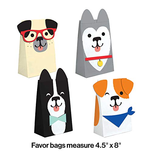 Creative Converting Dog Party Favor, 3.25x4.5x8inc, Multicolor