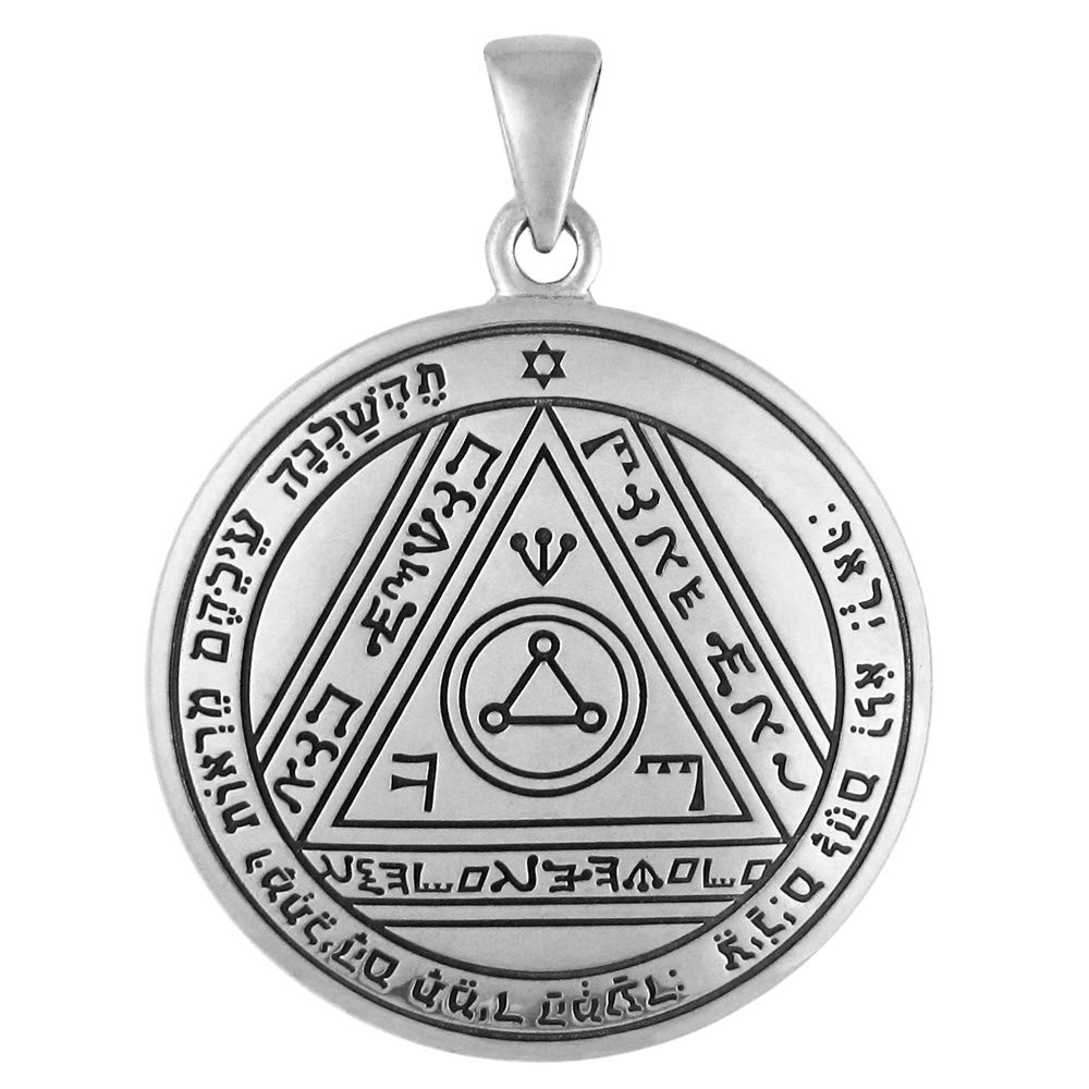 Moonlight Mysteries Sterling Silver Sixth Pentacle of the Sun Talisman for Subterfuge