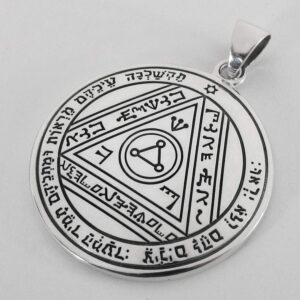 Moonlight Mysteries Sterling Silver Sixth Pentacle of the Sun Talisman for Subterfuge