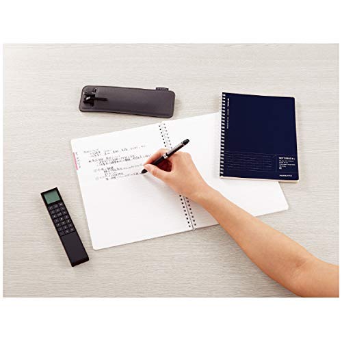 Kokuyo Soft Ring Notebook Biz - A5-50 sheets - Dotted Line - Navy (Pack of 2)