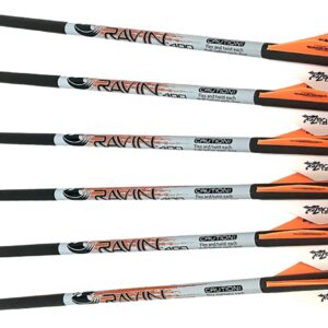 Ravin Crossbows 12-Pack of 400 Grain Carbon Arrows (R139), for use with any Ravin Crossbow