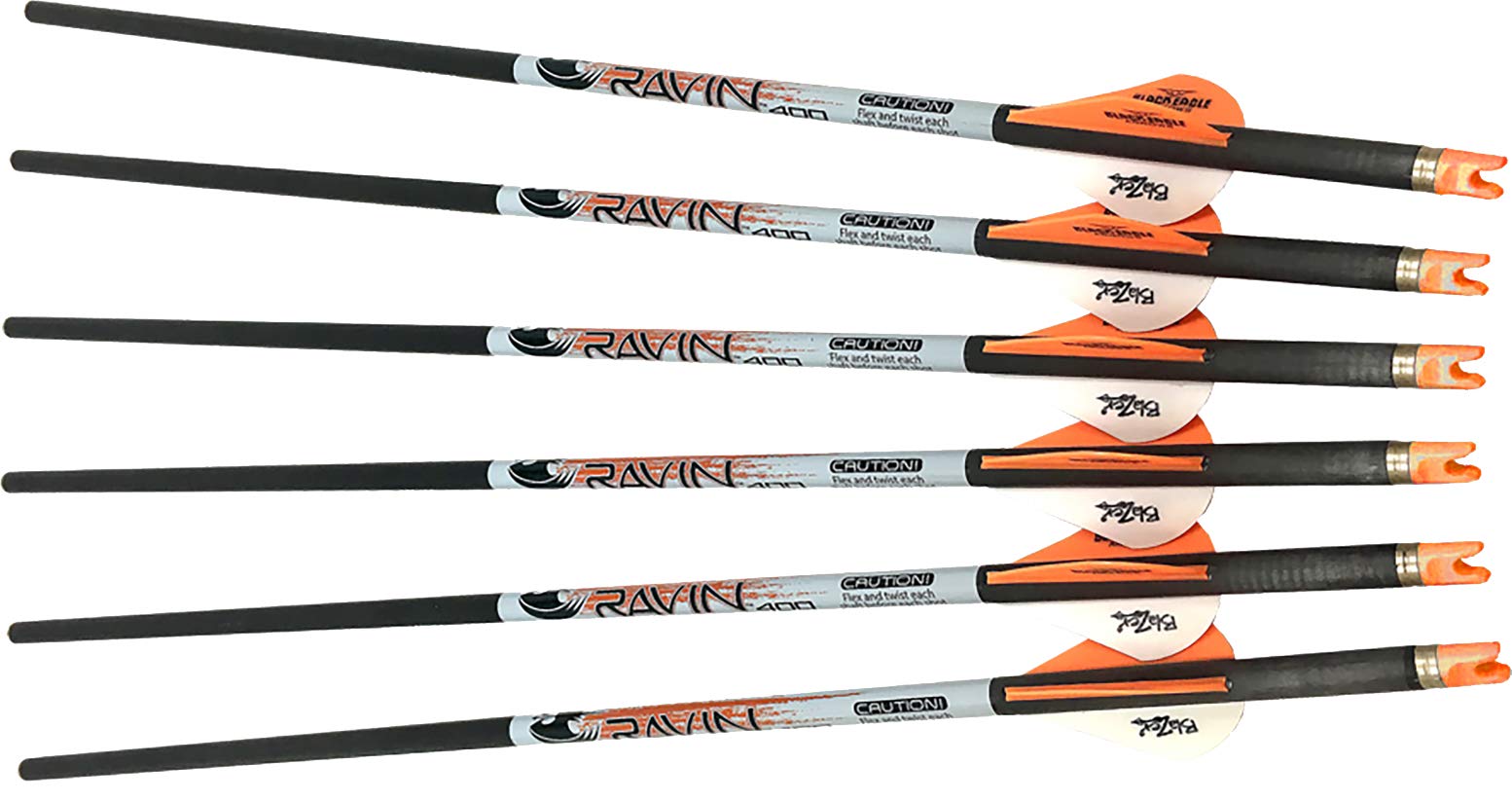 Ravin Crossbows 12-Pack of 400 Grain Carbon Arrows (R139), for use with any Ravin Crossbow