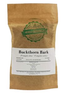 herba organica buckthorn bark - frangula alnus l - herbal tea (50g)