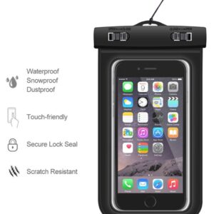 Deeper Smart Sonar PRO+ Series, 2.55", Black - GPS, Wi-Fi Connected Wireless, Castable, Portable Smart Fishfinder for iOS & Android Devices, Z-Tool & Universal Waterproof Cellphone Case (Bundle)