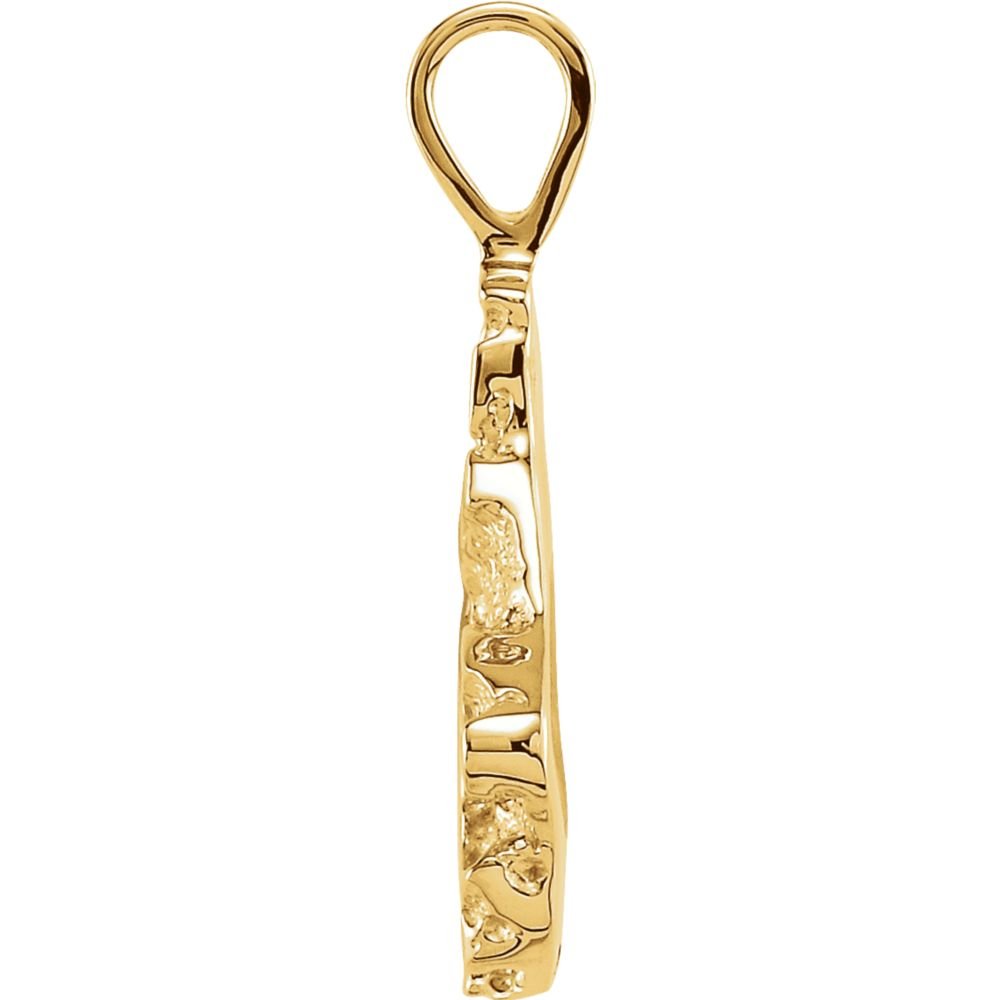 Jewels By Lux 14K Yellow Gold Nugget Pendant