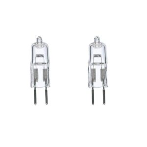 bluex bulbs 2 pack 35 watt 35w 12v 12 volt jc6.35 bi-pin jc6.35 type halogen light bulb jc6.35