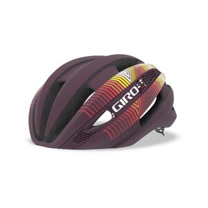 giro synthe mips adult road cycling helmet - small (51-55 cm), matte dusty purple heatwave (2019)