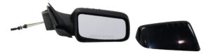 garage-pro passenger side manual remote (lever control) non-heated mirror for ford focus 2008-2011 with 2 caps sedan