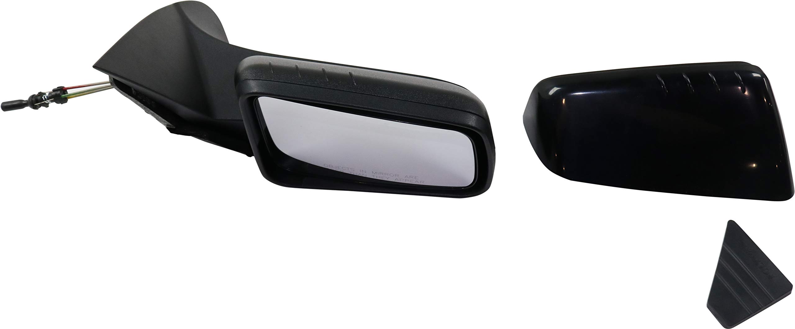 Garage-Pro Passenger Side Manual Remote (Lever Control) Non-Heated Mirror for Ford Focus 2008-2011 with 2 Caps Sedan