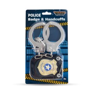 Spooktacular Creations Police Pretend Play Toy Set for School Classroom Dress Up Pretend Play, Detective Role Play Accessory, Easter Basket Stuffers, Birthday Party Favor Supplies