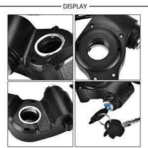 DEWIN Thumb Throttle Speed Control, Sensitive E-Bike Scooter Thumb Throttle with LCD Battery Voltage Display 12V to 99V for E-Scooter Electric Bike