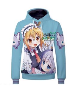 go2cosy anime miss kobayashi's dragon maid cosplay tohru jacket sweatshirt fleeces costume hoodie