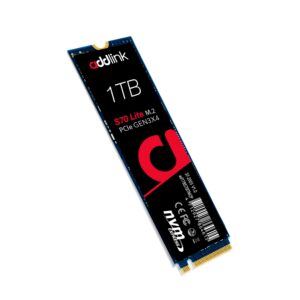 addlink s70 lite 1tb ultra durability gaming ssd maximum speed 3200 mb/s internal solid state hard drive - m.2 2280 pcie 3.0 nvme gen3x4 3d nand ssd (ad1tbs70m2p)