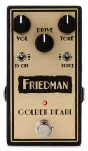 friedman amplification golden pearl overdrive guitar effects pedal