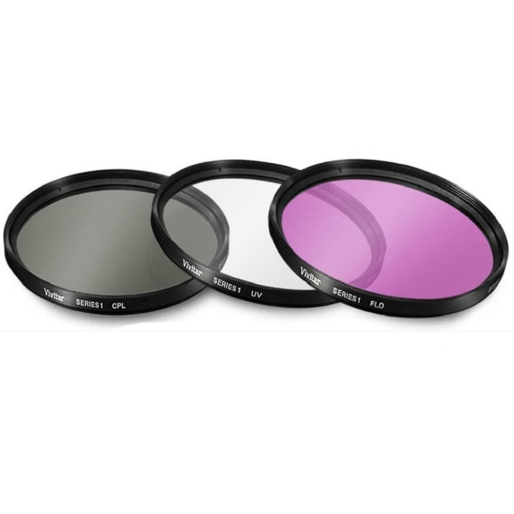 77mm Multi-Coated 3 Piece Filter Kit (UV-CPL-FLD) for Nikon COOLPIX P1000 16.7 Digital Camera