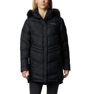 columbia women's peak to park mid insulated jacket, black, x-small