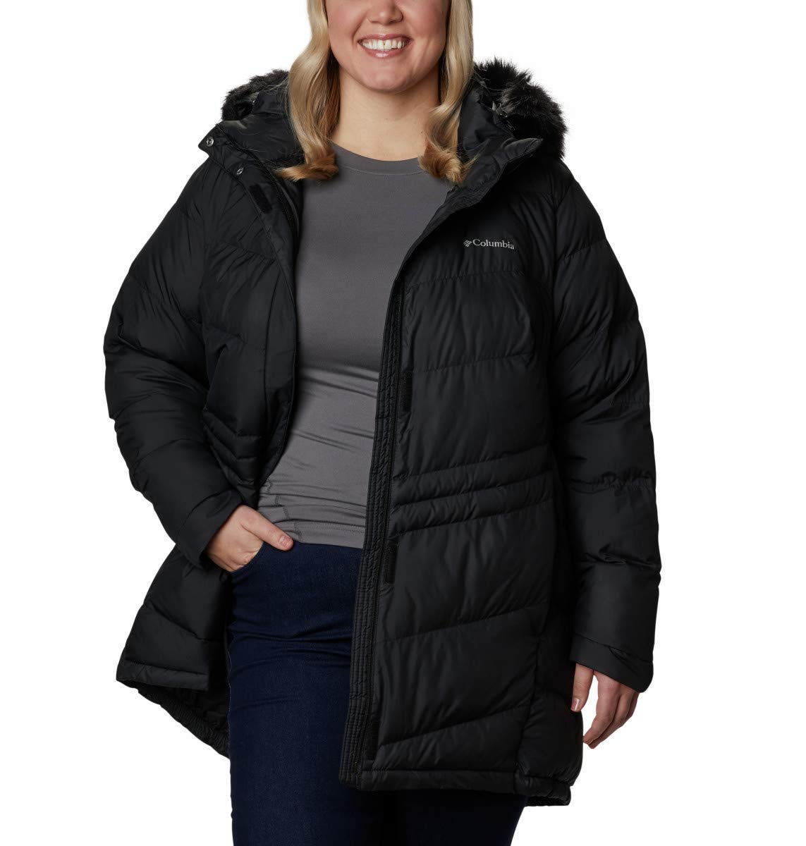 Columbia Women's Peak to Park Mid Insulated Jacket, Black, X-Small