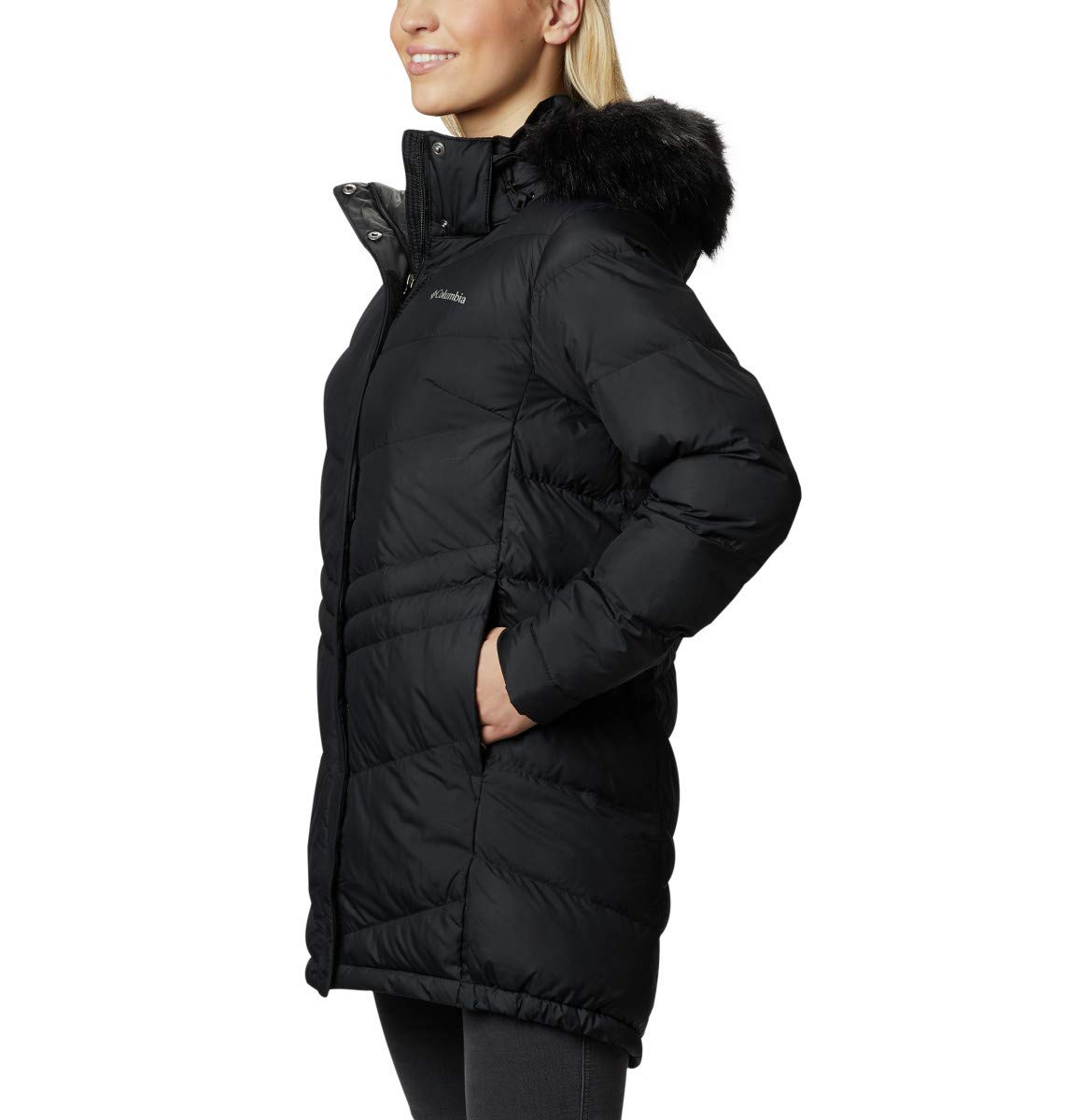 Columbia Women's Peak to Park Mid Insulated Jacket, Black, X-Small